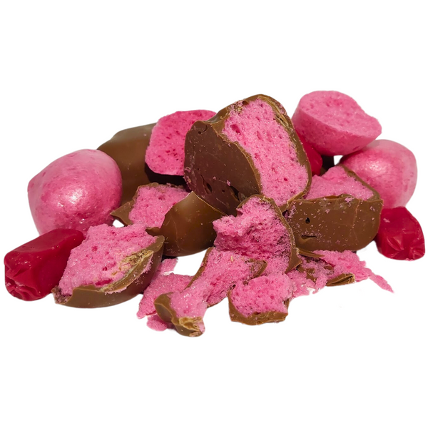 Frochies chocolate coated Freeze Dried Red Ripper Lollies Candy ...