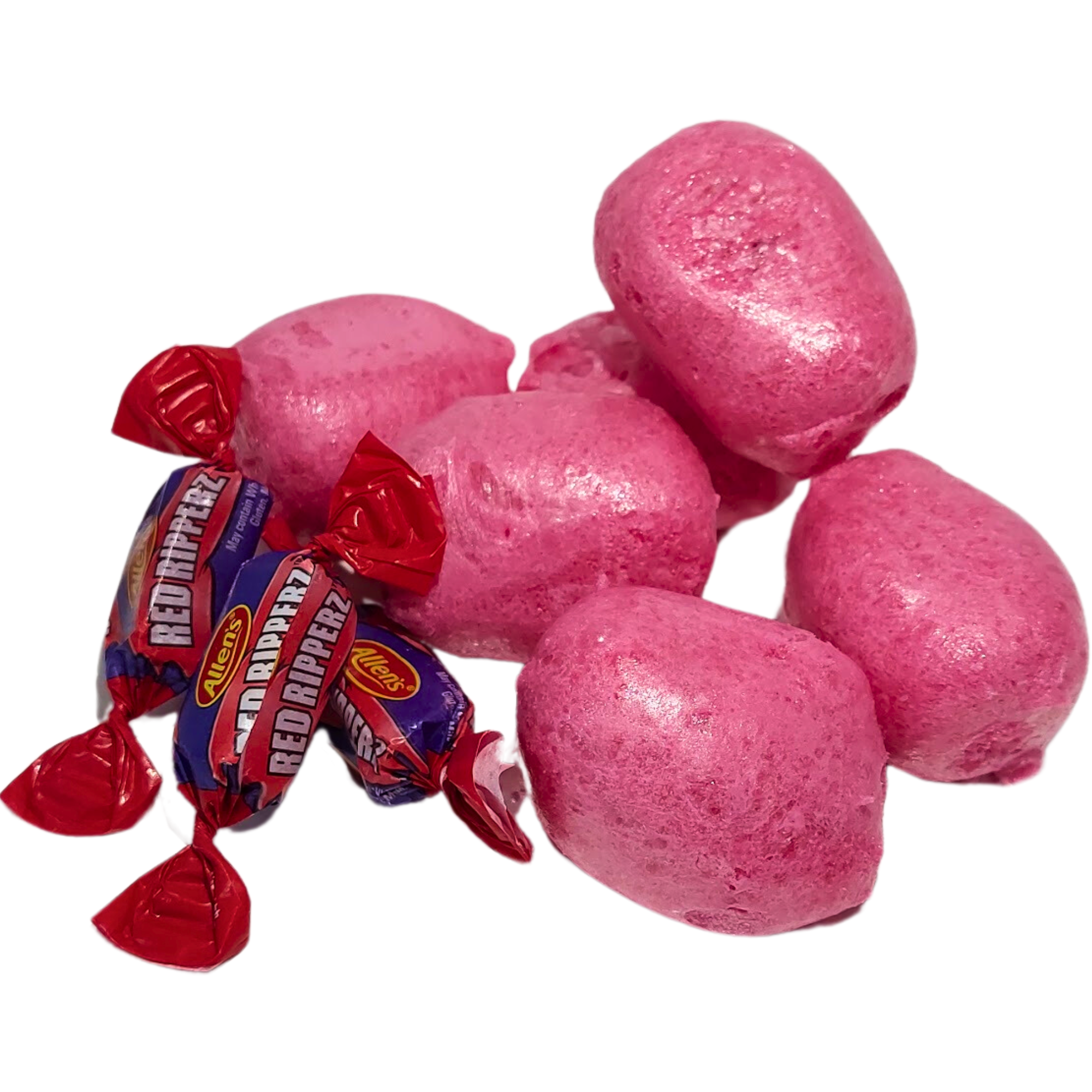 Freeze Dried Red Ripper Lollies Candy - Poppys Chocolate