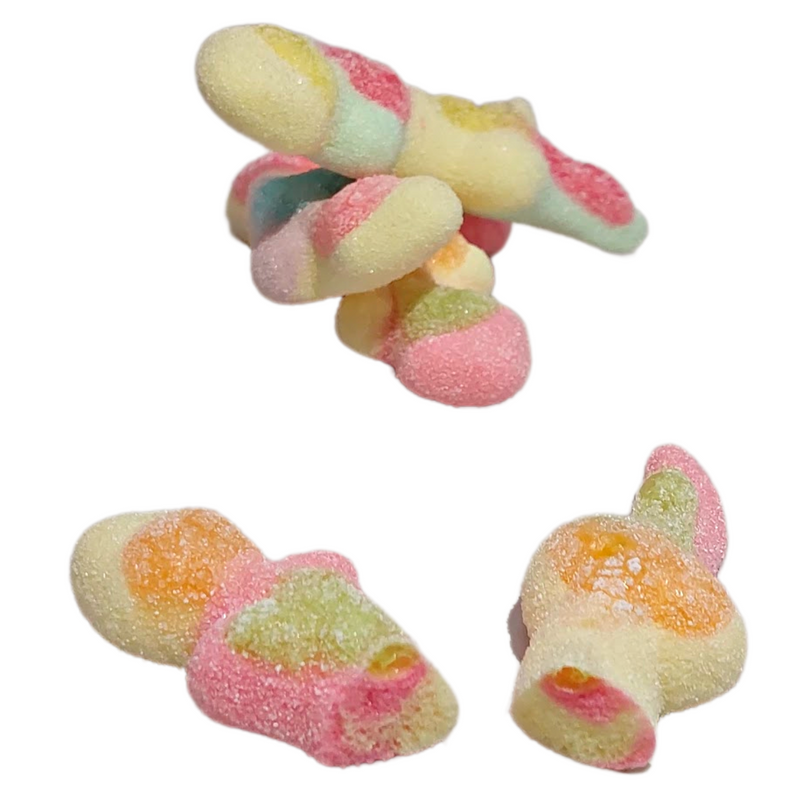 Freeze Dried Sour Lizard Lollies Candy - Poppys Chocolate