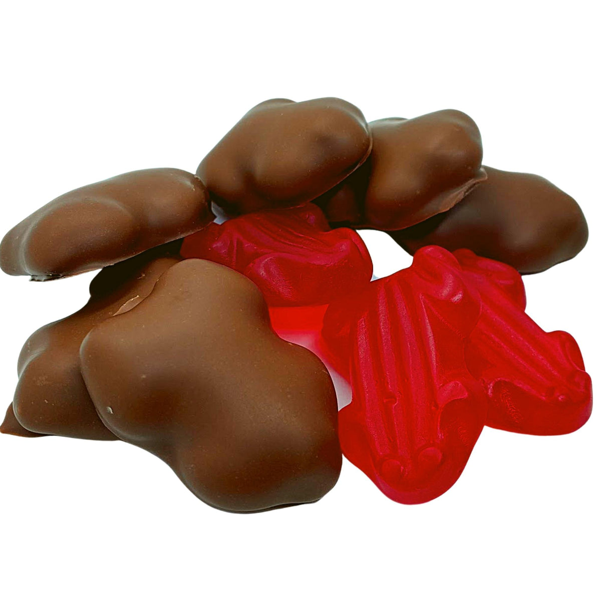 Milk Chocolate Coated Red Frogs 150g