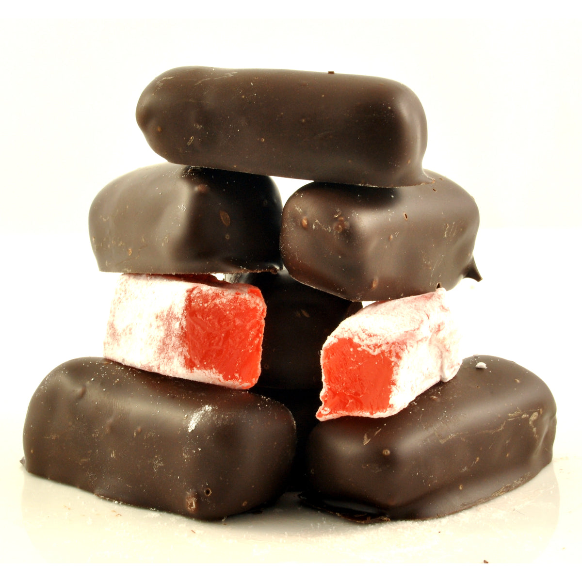 Chocolate Coated Turkish Delight Dark Chocolate 100g